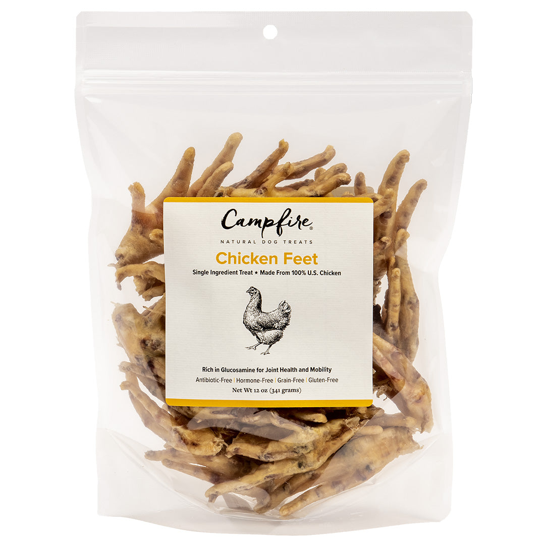 Chicken Feet for Dogs | Sourced & Made in the USA - Campfire Treats