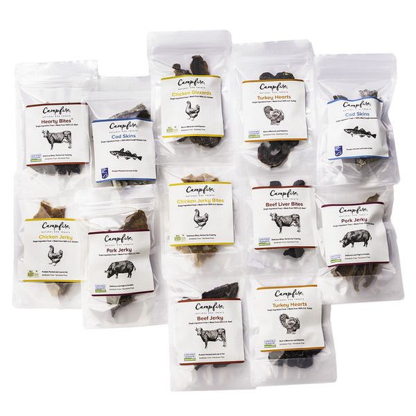 Dog Treat Samples | Sourced & Made in the USA - Campfire Treats